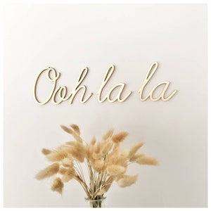 Custom Wooden Wall Art / Ooh La La Wooden Quote / Quote Wall Art ...