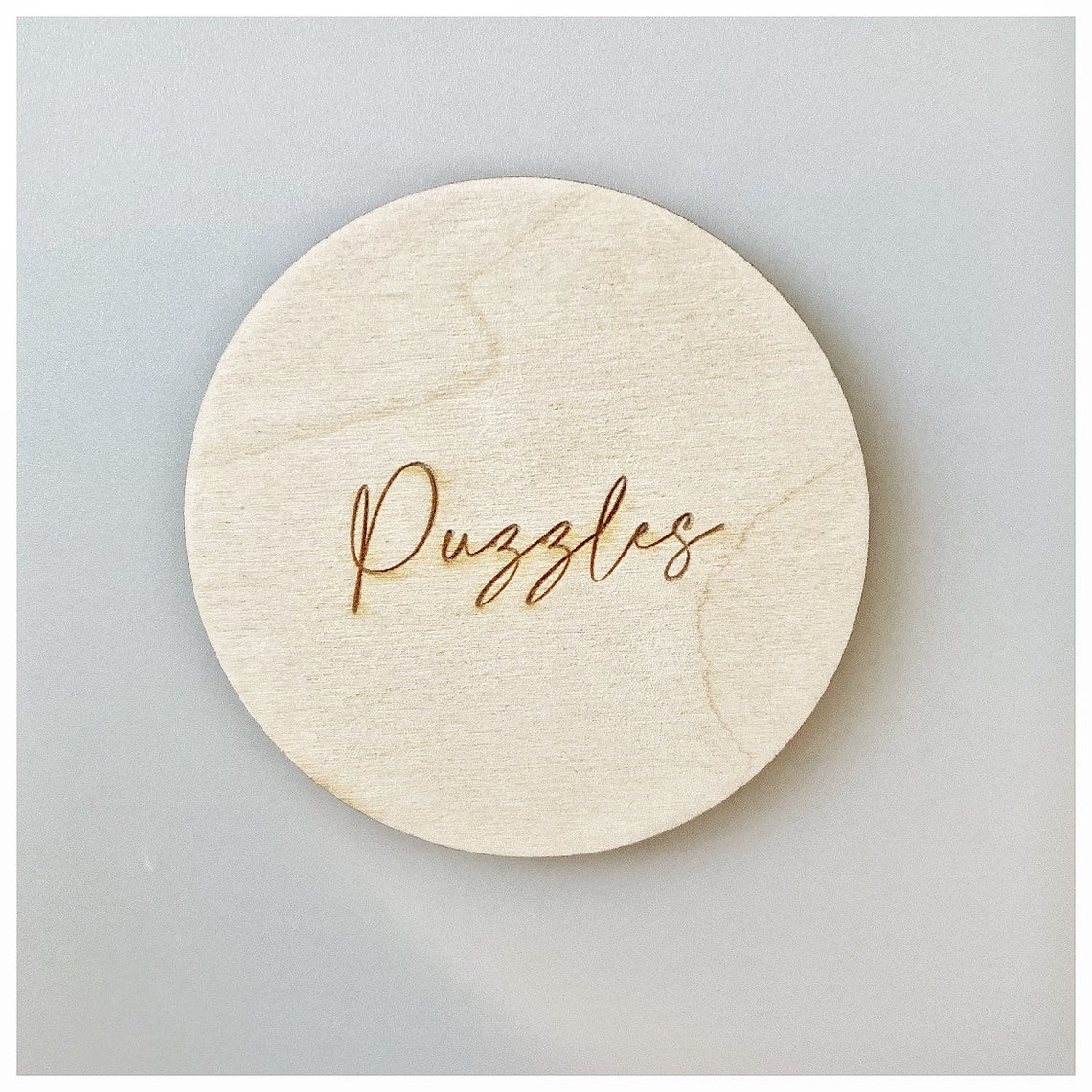 Ikea Trofast Storage Labels/wooden Label Discs/nursery Storage/ Kids ...