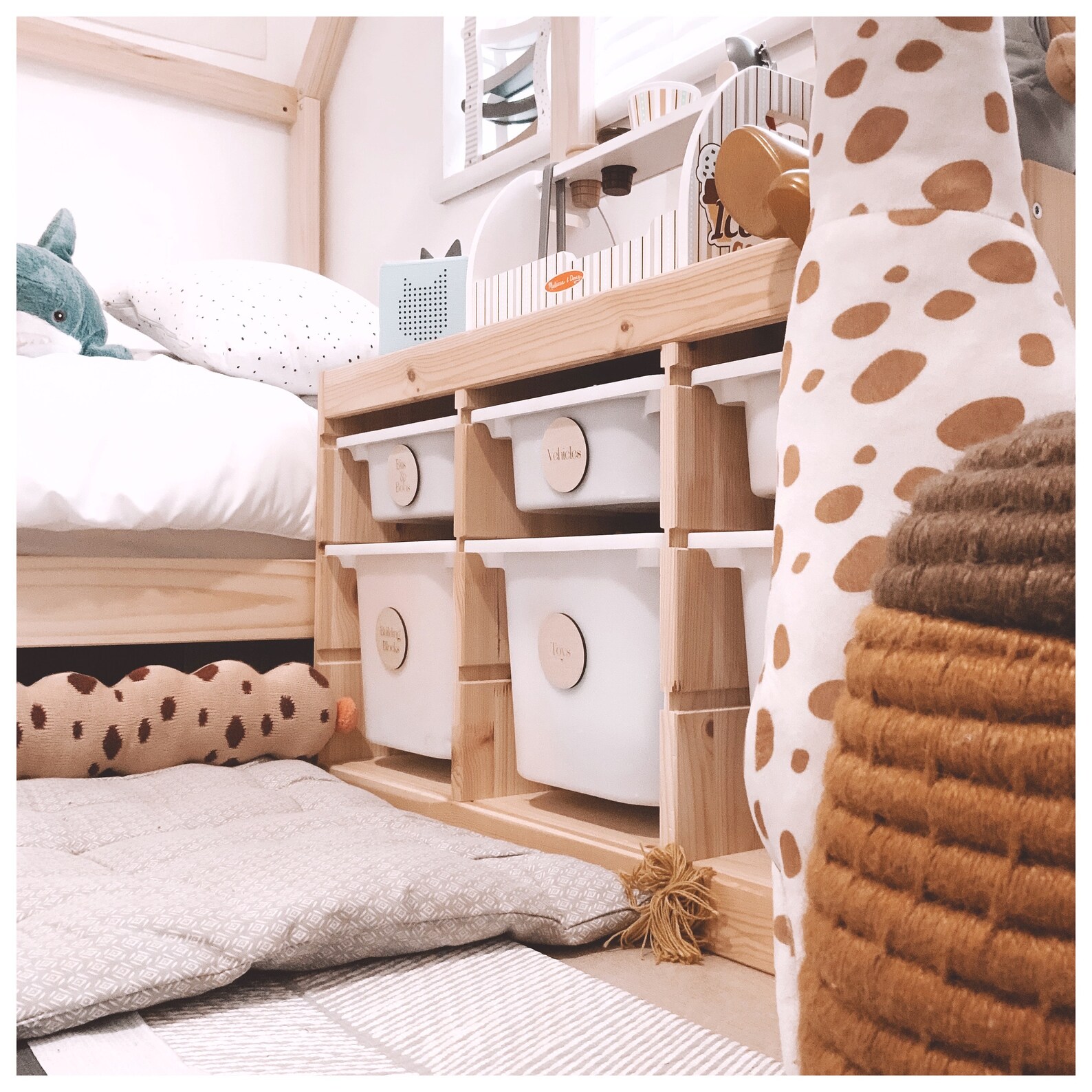 Ikea Trofast Storage Labels/wooden Label Discs/nursery Storage/ Kids ...