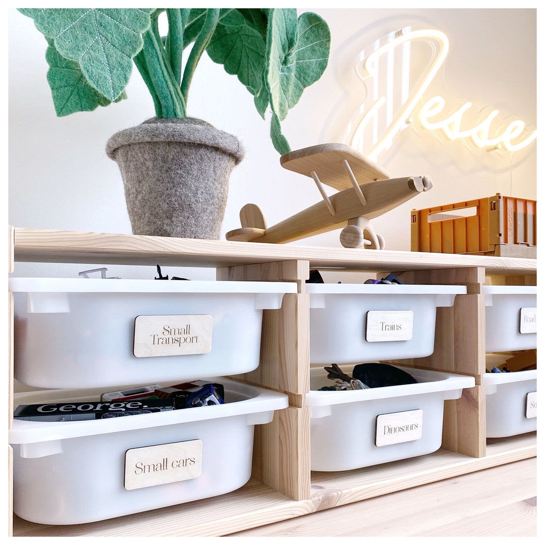 Ikea Trofast Storage Labels/wooden Label Discs/nursery Storage/ Kids ...