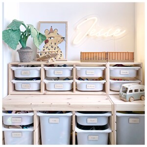 Ikea Trofast Storage Labels/wooden Label Discs/nursery Storage/ Kids ...