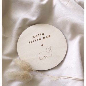 Hello Little One Baby Disc, Baby Boy Plaque, New Baby Plaque, Baby ...