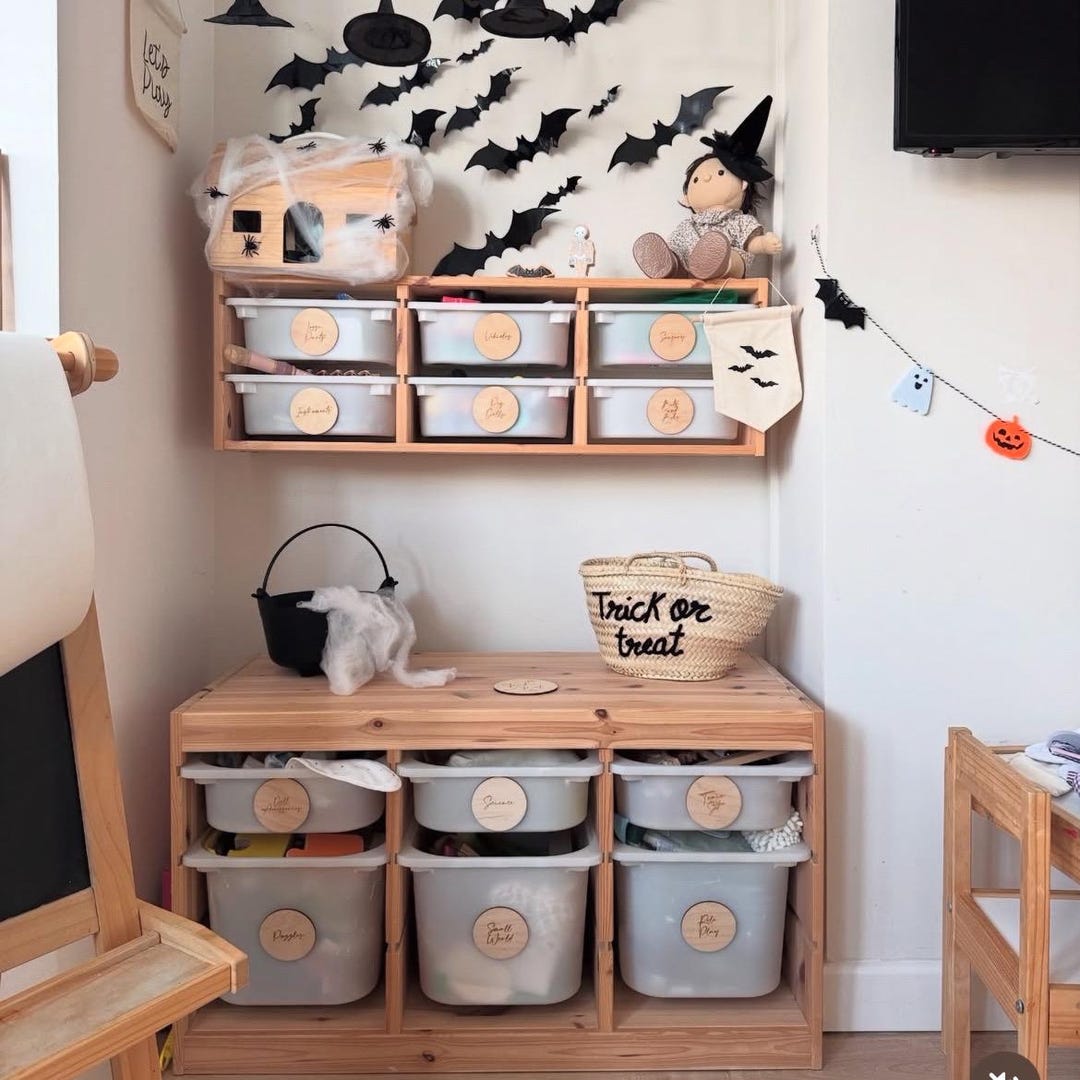 Ikea Trofast Storage Labels/wooden Label Discs/nursery Storage/ Kids ...