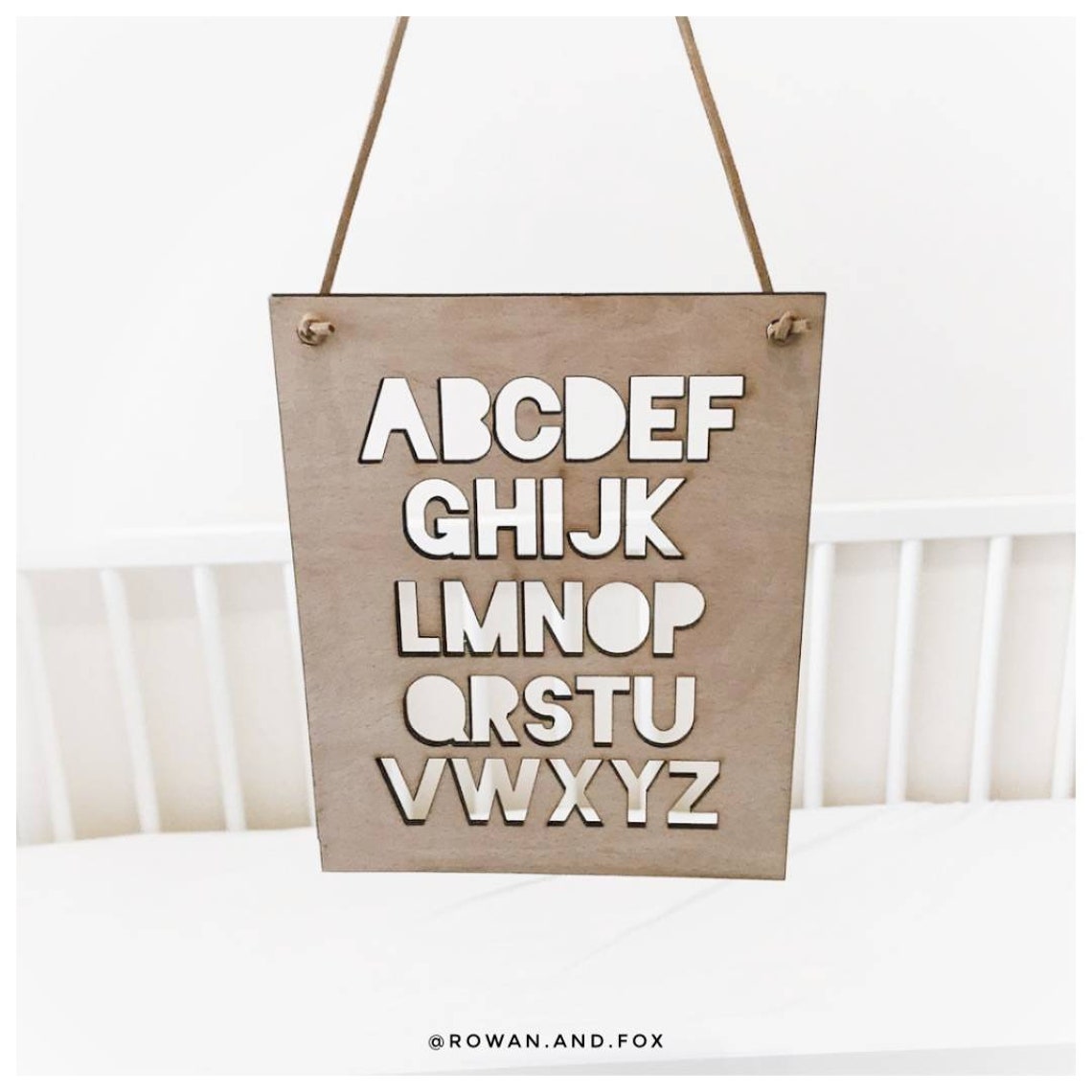 Alphabet Wooden Sign/nursery Decor/hygge/wooden Sign/ - Etsy