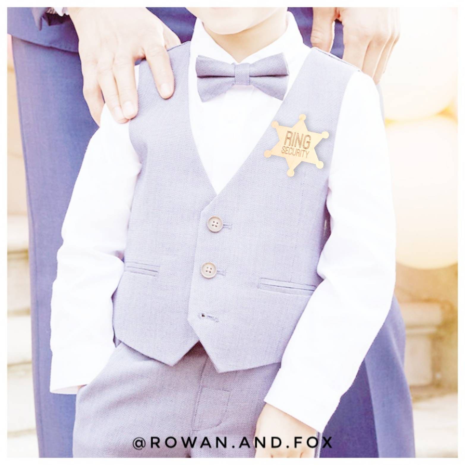 Ring Security/ring Bearer/ring Bearer Badge/ring Security - Etsy UK