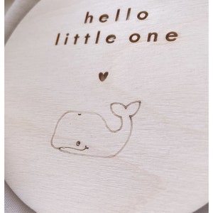 Hello Little One Baby Disc, Baby Boy Plaque, New Baby Plaque, Baby ...