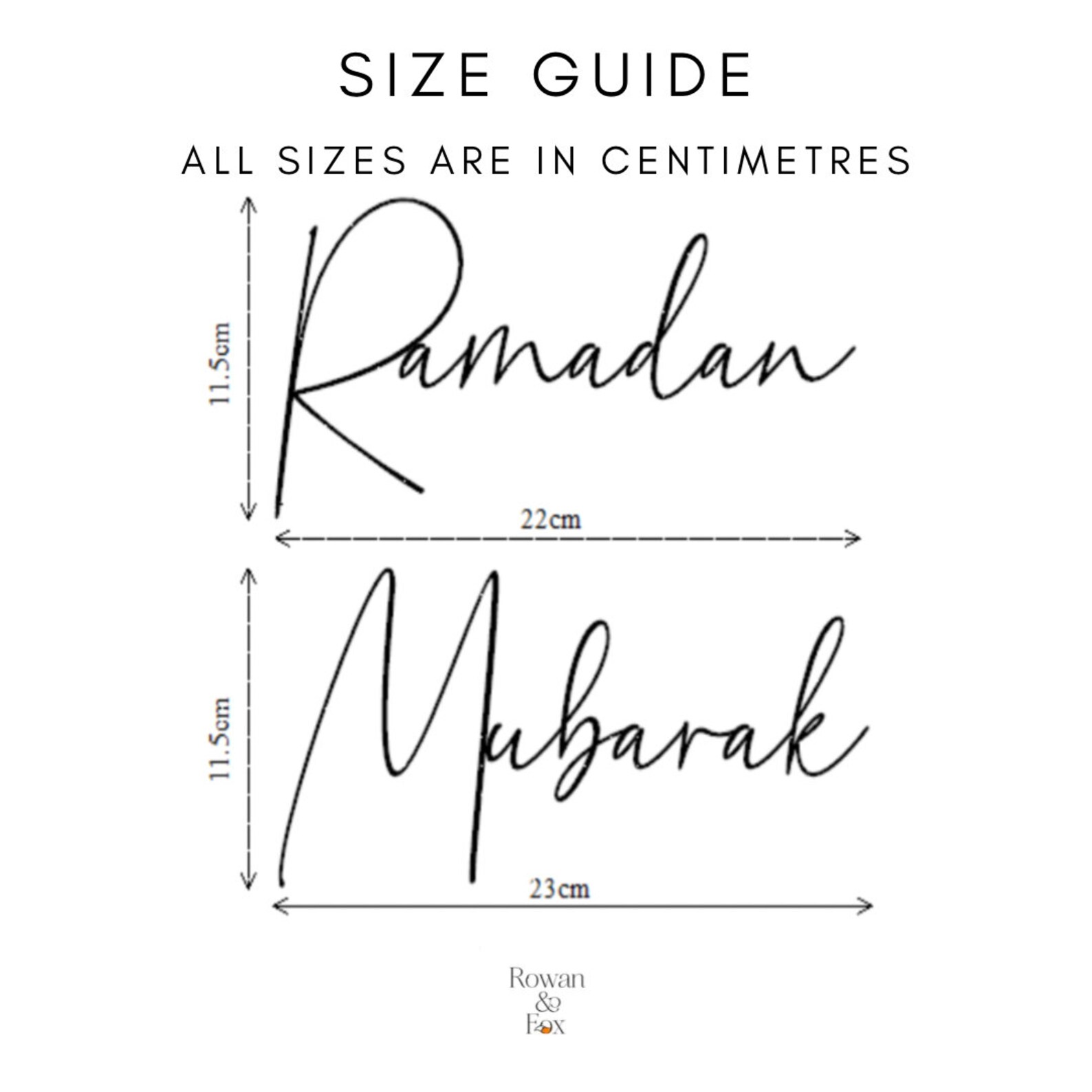 Ramadan Mubarak Wall Sign - Ramadan Wall Sign - Eid Wall Decorations ...