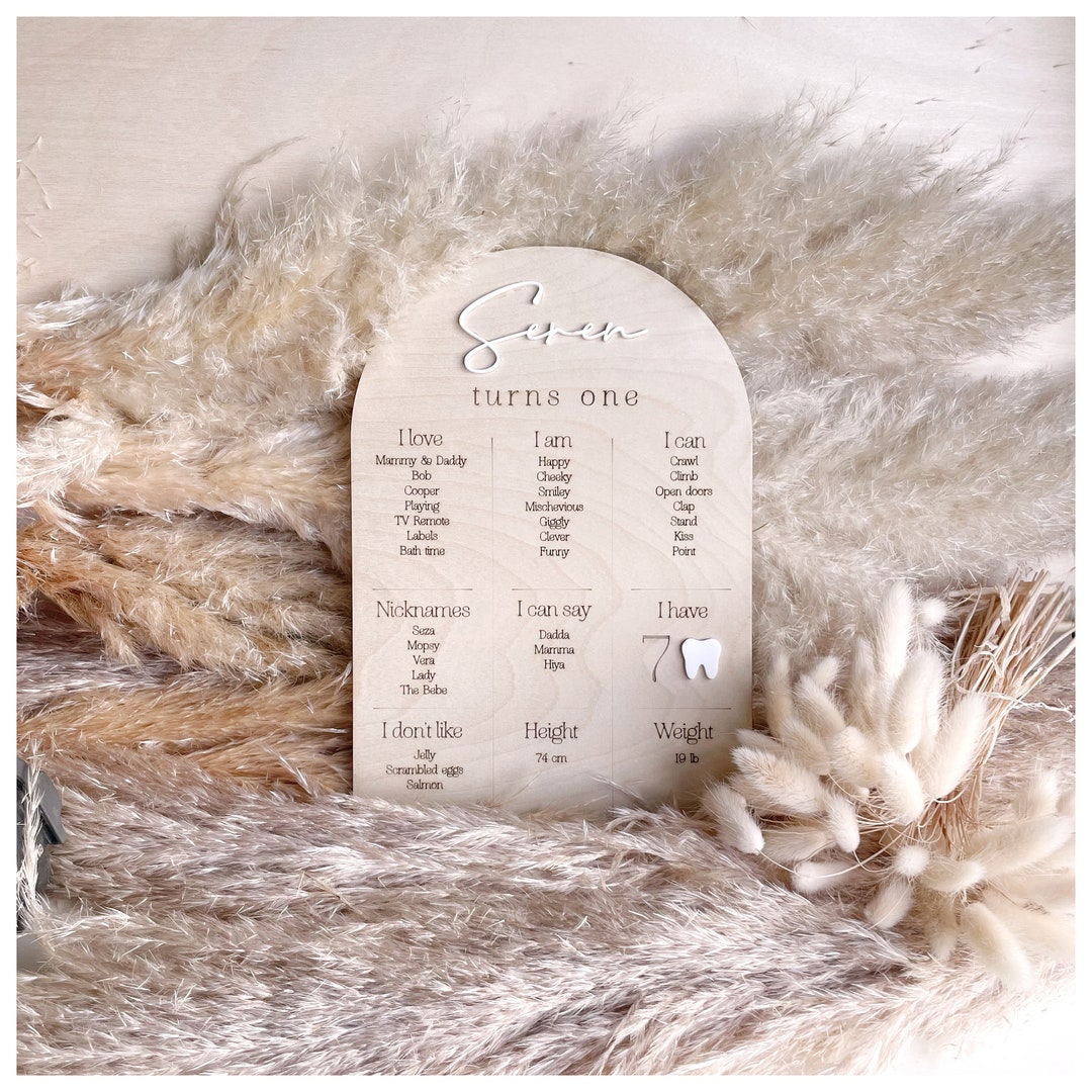 Birthday Memory Board, Arched Birthday Board, Birthday Memory Board ...