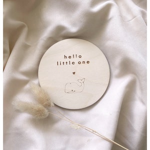 Hello Little One Baby Disc, Baby Boy Plaque, New Baby Plaque, Baby ...