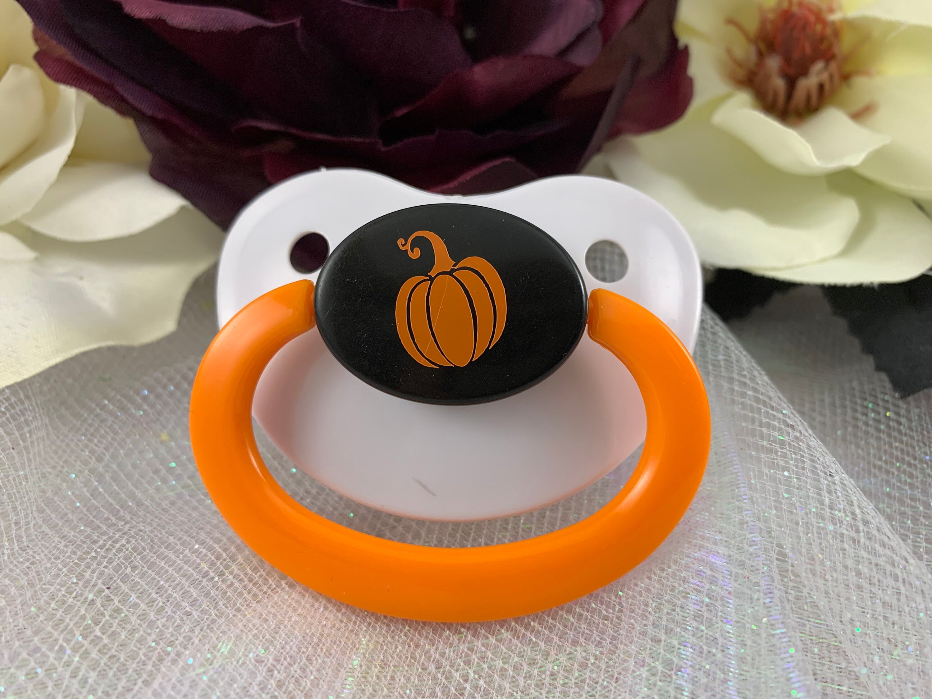 Halloween Pacifier Adult Paci Goth Pacifier ABDL Dummy - Etsy