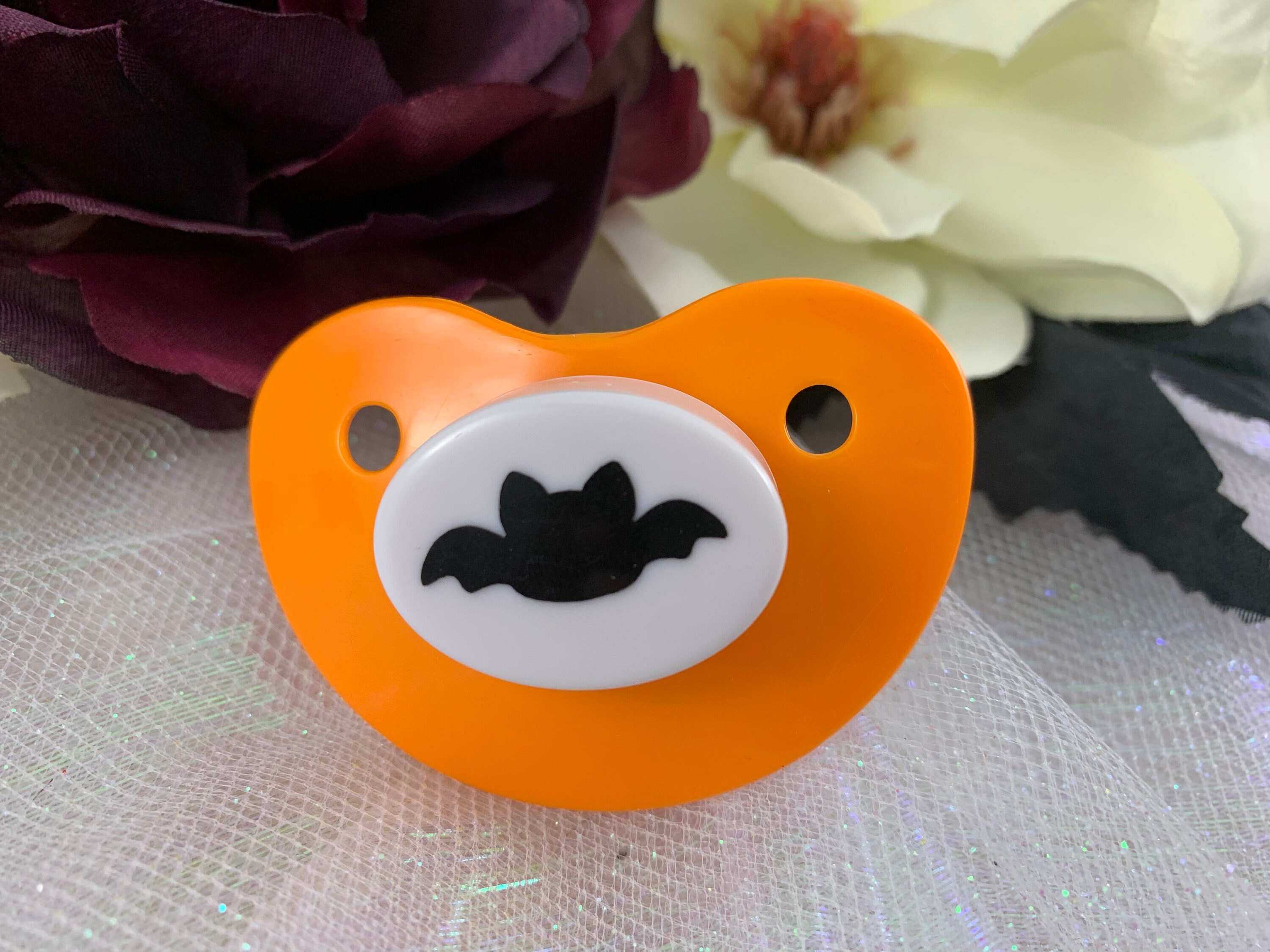 Halloween Pacifier Adult Paci Goth Pacifier ABDL Dummy - Etsy