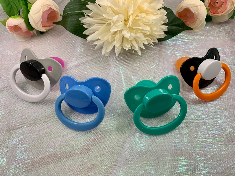 Colored Adult Pacifier Nipple ABDL Paci Custom Pacifier - Etsy