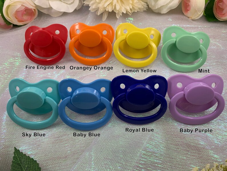 CUSTOM Phrase Pacifier Adult Pacifier DDLG Pacifier ABDL - Etsy