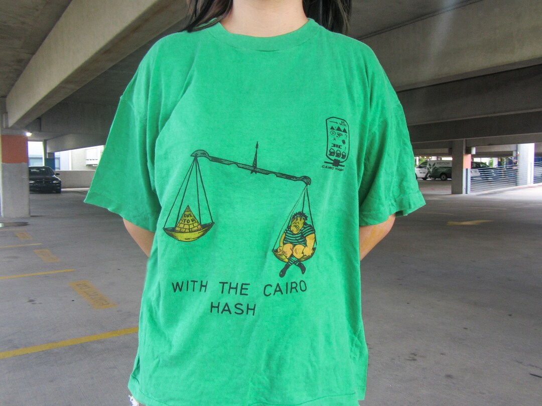 Vintage 80's With the Cairo Hash CH3 T Shirt Size L - Etsy