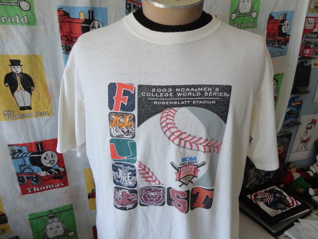 Vintage 2003 NCAA College World Series Baseball T Shirt XL - Etsy