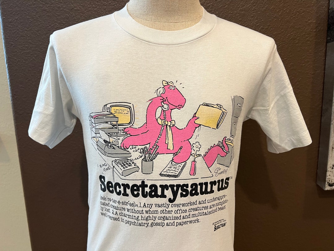 Vintage 80's Secretarysaurus Secretary Dinosaur by Cliff Galbrath’s ...