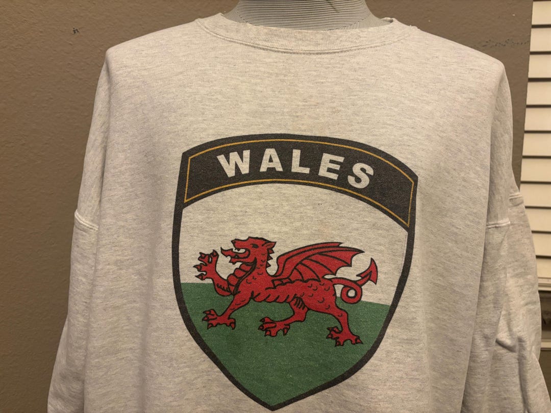 Vintage 2000s Whales National Flag Sigil Crewneck Sweatshirt XL - Etsy