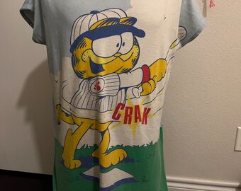 Garfield Nightgown - Etsy