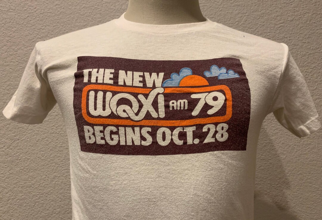 Vintage 70's the New WQXI Am 79 Radio Station T Shirt Size S - Etsy