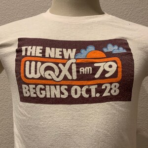 Vintage 70's the New WQXI Am 79 Radio Station T Shirt Size S - Etsy