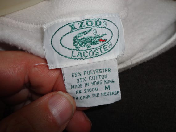 Vintage Izod Lacoste Marathon All-Over Print Crewneck… - Gem