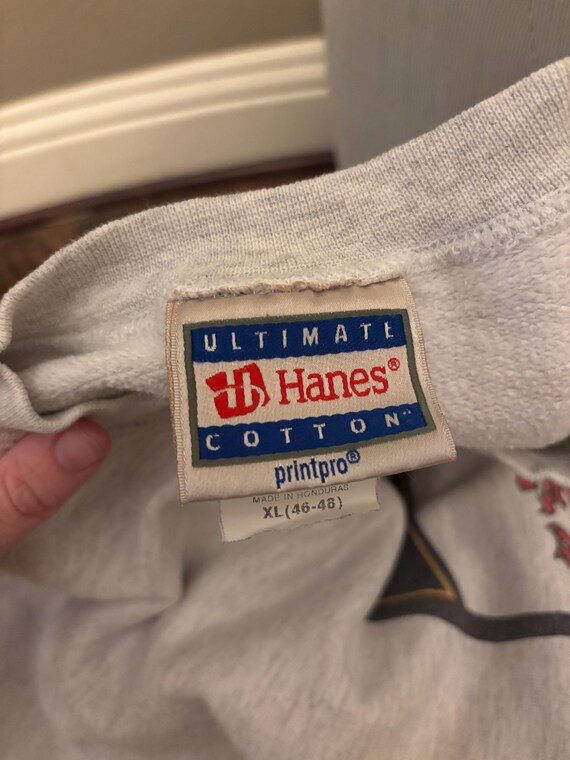 Vintage 2000’s Whales National Flag Sigil Crewneck Sw… - Gem