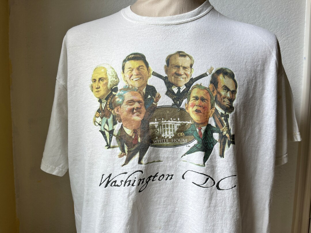 Vintage 90s Presidents White House Washington D.C Bill Clinton Ronald ...