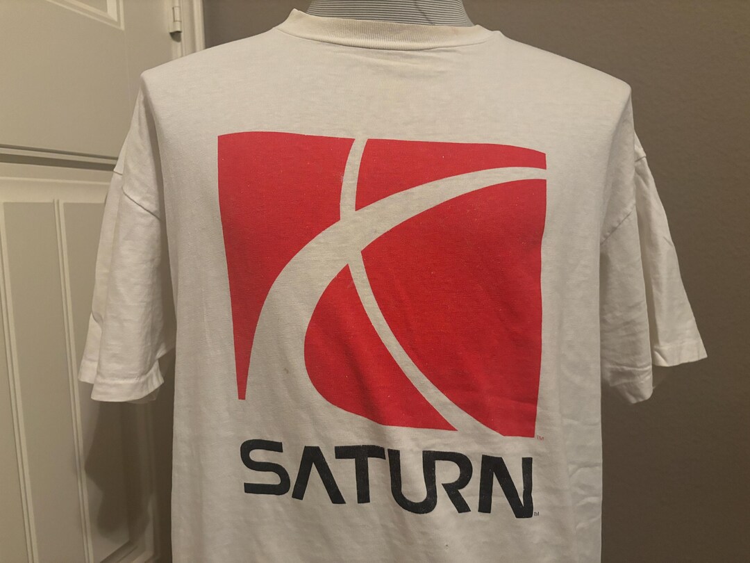 Vintage 90's Saturn Logo Car Brand T Shirt XL - Etsy