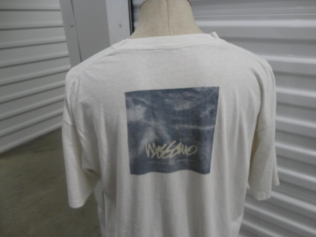 Vintage 90s Mossimo Graphic White Soft Thin T Shirt Skate Mens XL - Etsy