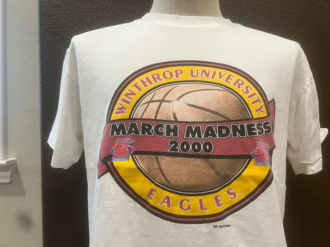 Vintage 00's 2000 March Madness Winthrop University Eagles Basketball ...