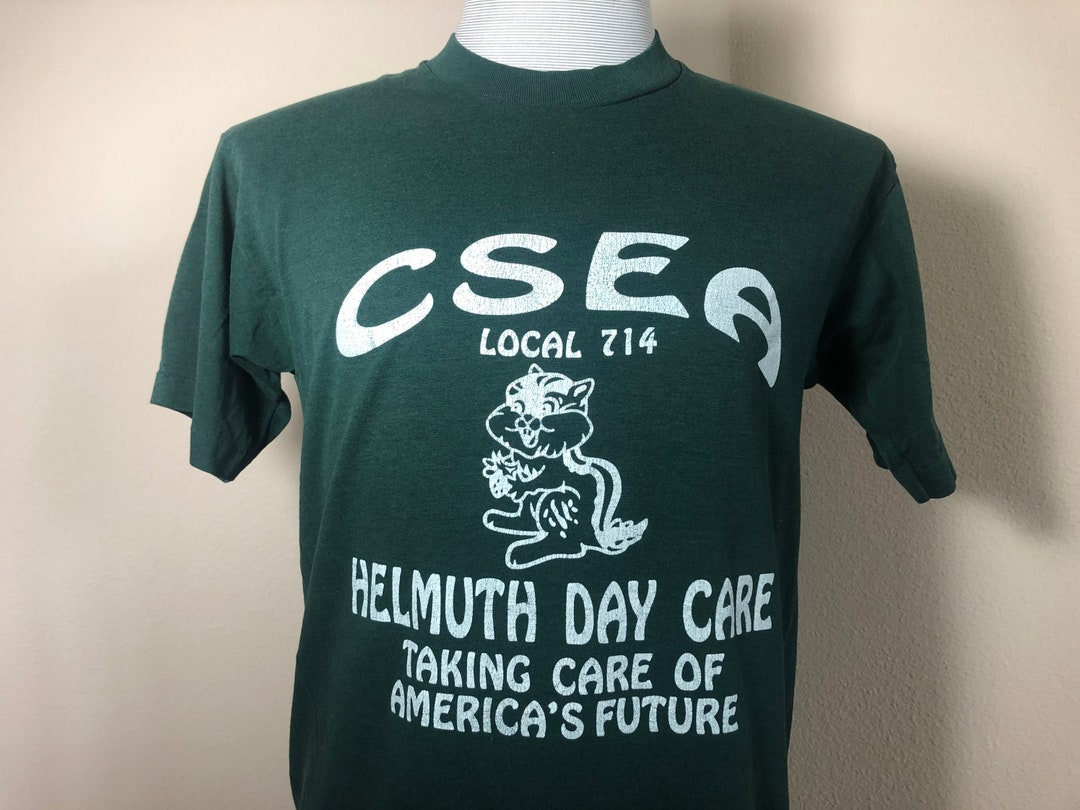 Vintage 90’s CSEA Helmuth Day Care Green T Shirt Size M - Etsy UK