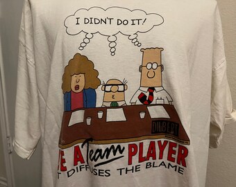 Dilbert Tshirt - Etsy