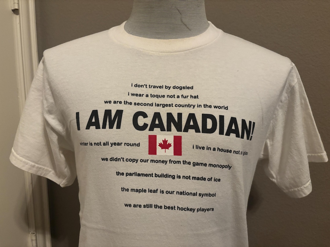 Vintage 90’s I Am Canadian Canada Funny T-shirt M - Etsy Canada