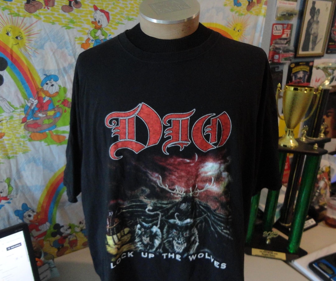DIO 1990 Lock up the Wolves Concert Tour RE ISSUE T Shirt Size 4XL - Etsy