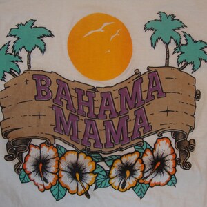 Vintage 80's Bahama Mama Tourist White T Shirt Size M - Etsy