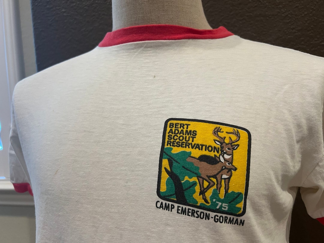 Vintage 70's Boy Scouts 1975 Bert Adams Scout Reservation Camp Emerson ...