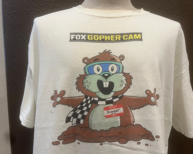 Mid 2000s Fox Gopher Cam Digger NASCAR Racing T-shirt Vintage Chase ...