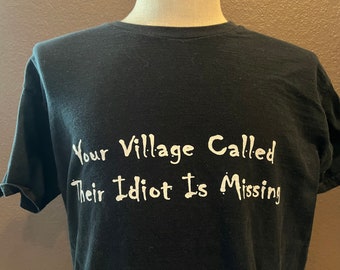 Village Idiot Shirt - Etsy