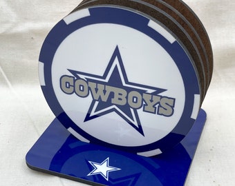 Dallas Cowboys Poker Card Chip | Etsy