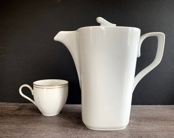 Porcelain Coffee Pot - Etsy