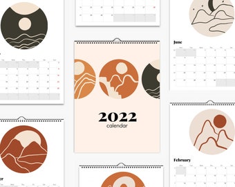 Boho Wall Calendar | Etsy