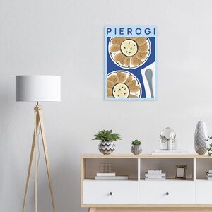 Pierogi Art Print, Polish Food Illustration, Kitchen Wall Decor - Etsy