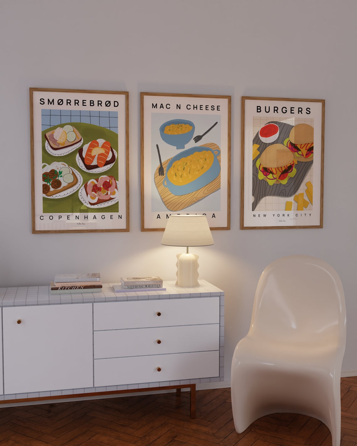 Macaroni and Cheese Poster Mac N Cheese Art Print Pasta Food - Etsy