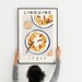 Linguine Print, Pasta Poster, Food Illustration, Kitchen Art, Modern ...