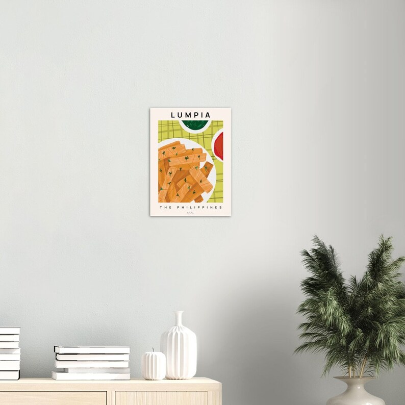 Lumpia Art, Food Poster, Filipino Food Illustrated, Lumpia Art Print ...