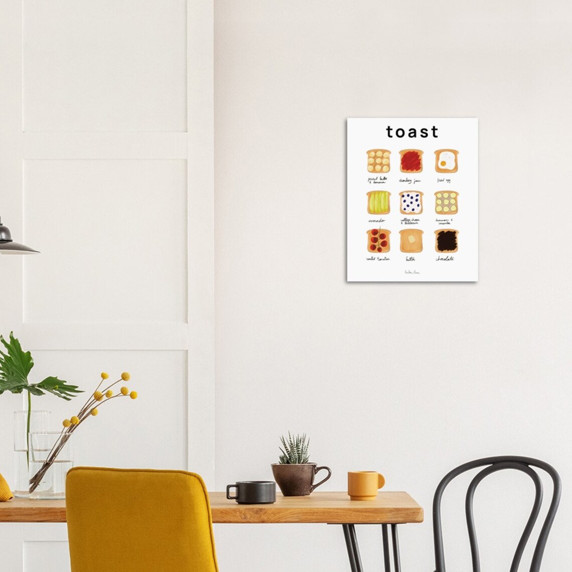 Toast Kinds Print Bread Poster Food Poster Bakery Art - Etsy