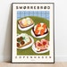 Scones Art Print, Desserts Poster, British Dessert Art Print, Scones ...