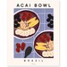 Acai Bowl Poster Smoothie Bowl Art Print Breakfast Poster - Etsy