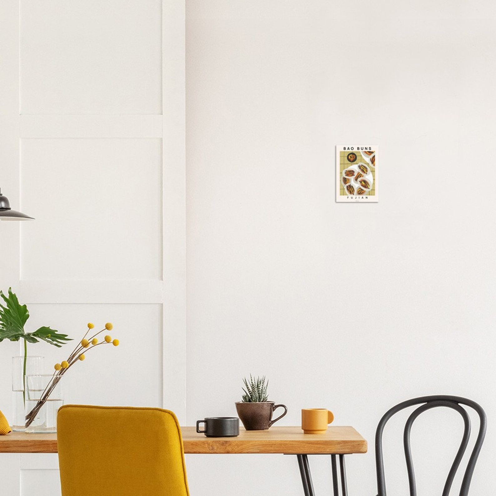 Bao Buns Poster Asian Food Art Print Steamed Buns Wall Art - Etsy