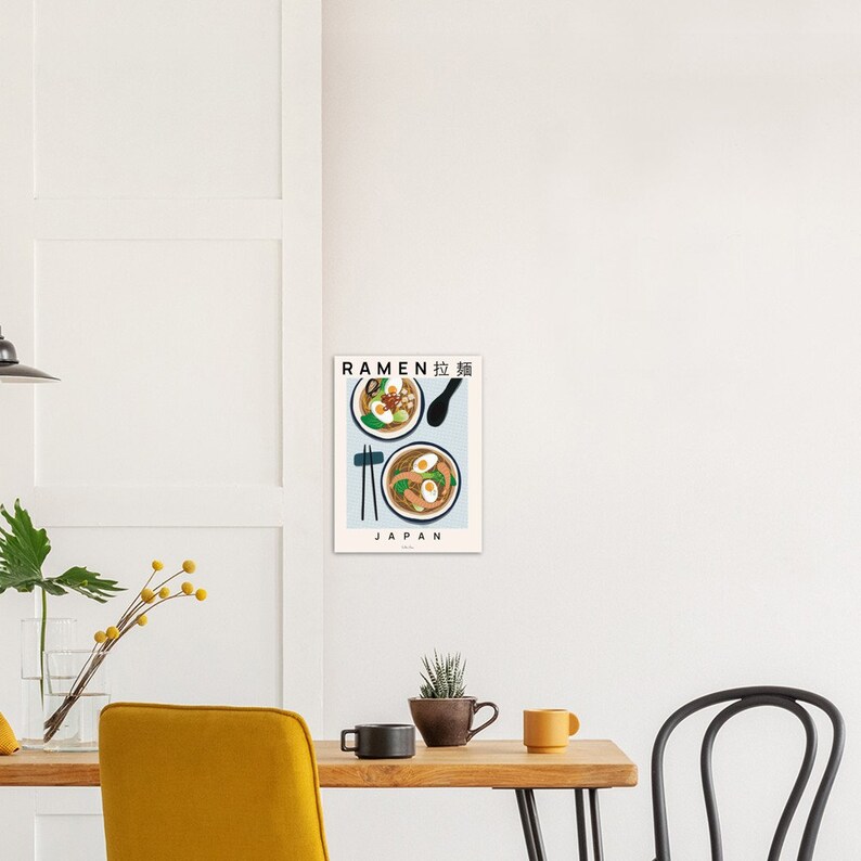 Ramen Art Print Ramen Poster Ramen Illustration Japanese - Etsy